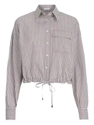 Brunello Cucinelli Striped Cotton Shirt