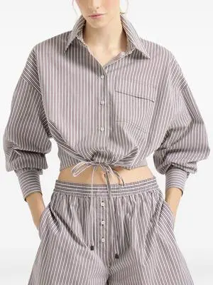 Brunello Cucinelli Striped Cotton Shirt