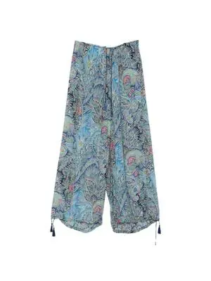 Etro Printed Wide-leg Trousers - Multicolor