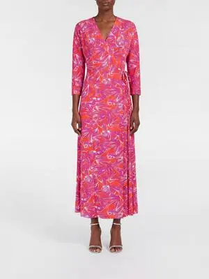 Max Mara Printed Cotton Poplin Shirtdress - Red