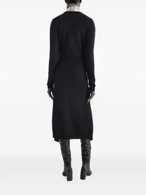 LEMAIRE Wool Blend Long Dress - Multicolor