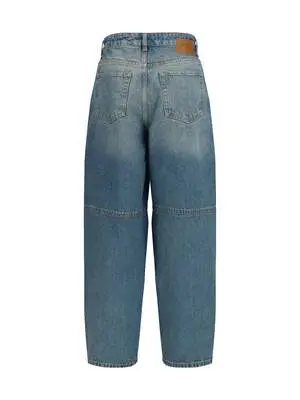 GANNI Stary Rigid Denim Jeans - Blue