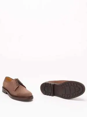 Brunello Cucinelli Calf Leather Lace Up Shoes