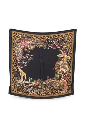 Etro Printed Silk Foulard - Multicolor