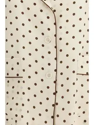 P.a.r.o.s.h Polka-dot Silk Shirt