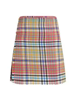 VIVIENNE WESTWOOD Heather Check Mini Kilt - Multicolor