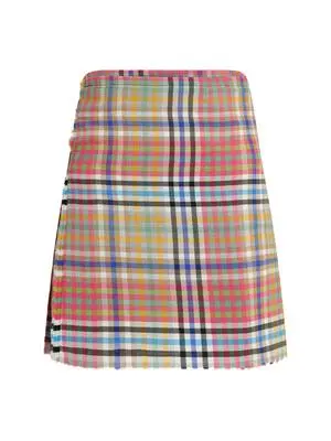 VIVIENNE WESTWOOD Heather Check Mini Kilt - Multicolor