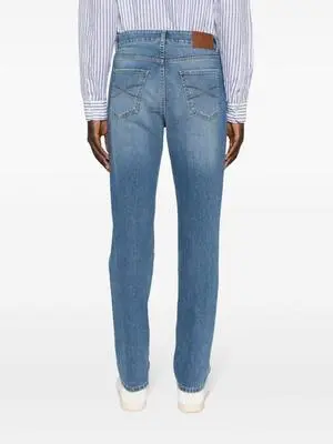 Brunello Cucinelli Slim Fit Denim Jeans - Multicolor