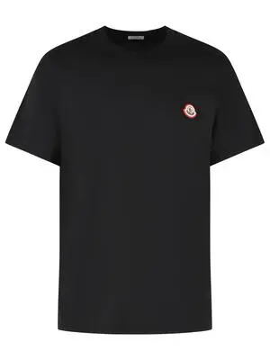 Moncler Cotton T-shirt - Black