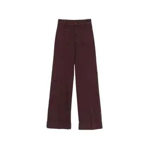 Victoria Beckham Denim Wide-leg Jeans - Red