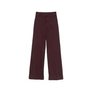Victoria Beckham Wide-leg Denim Trousers - Red