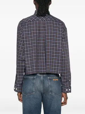 Miu Miu Tartan Shirt