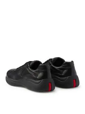 Prada America`s Cup Sneakers In Nappa - Black