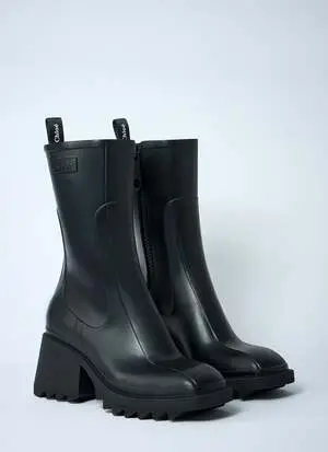 Chloé Betty Rain Boots - Black