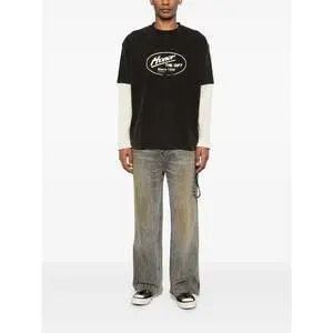 44 LABEL GROUP Grey Denim Wide-leg Jeans