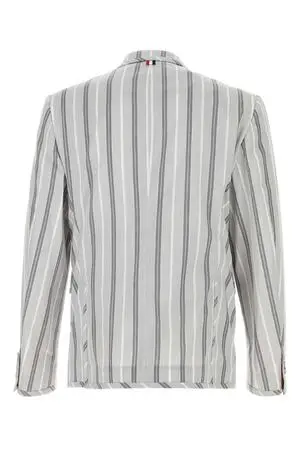 Thom Browne Embroidered Cotton Blazer - Multicolor