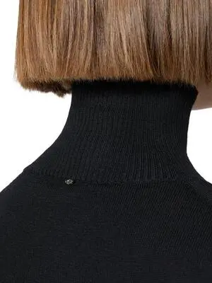 Sportmax Sleeveless Top In Pure Wool - Black