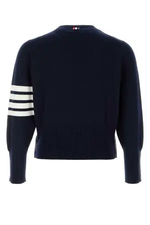 Thom Browne Navy Cashmere Sweater