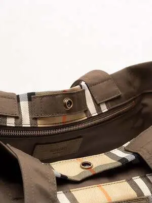 Burberry Ekd Label` Tote