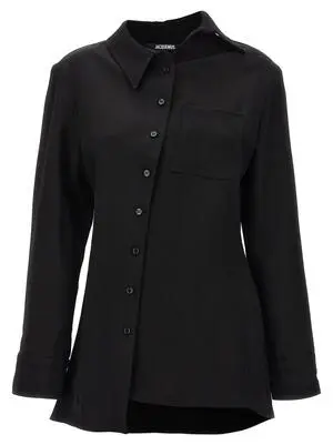 Jacquemus La Chemise Pablo Shirt - Black