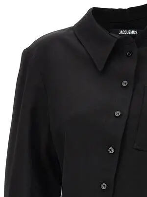 Jacquemus La Chemise Pablo Shirt - Black
