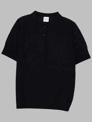 Paul Smith Maglia Polo In Lana Merino - Blue