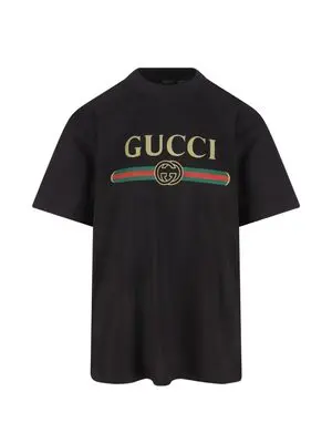 Gucci Logo Cotton T-shirt