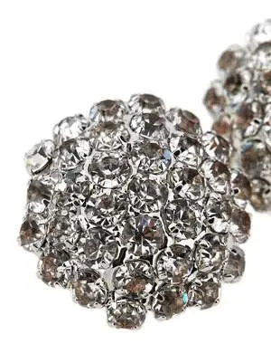 SELF-PORTRAIT Crystal Flower Earrings