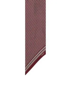 Saint Laurent Lavallière Scarf In Silk Twill