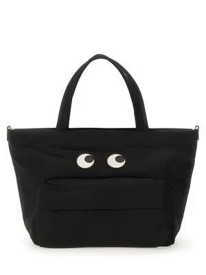 ANYA HINDMARCH Borsa Tote Eyes Mini - Black