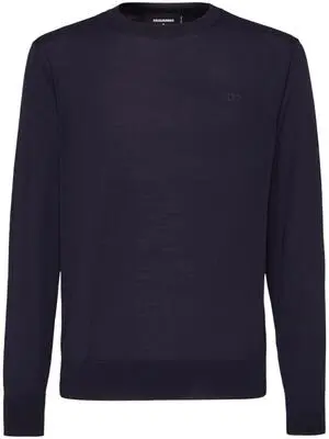 Dsquared2 Wool Crew-neck Sweater - Multicolor