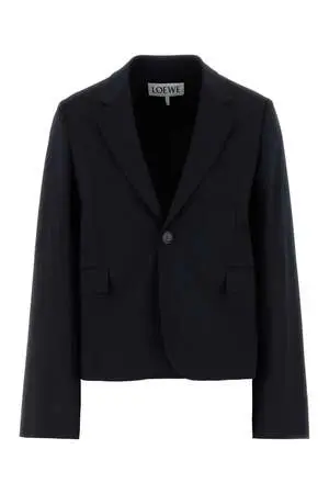 Loewe Midnight Wool Blazer - Blue