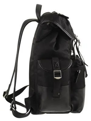 TOD'S Medium Fabric And Leather Backpack