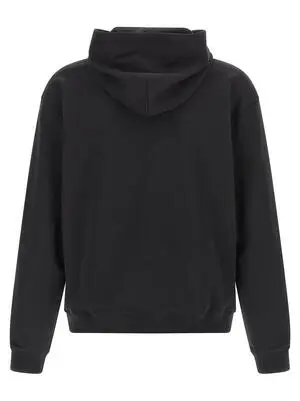 DIESEL® S-norm-hood-iod Cotton Hoodie - Black