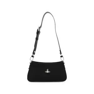 VIVIENNE WESTWOOD Leather Shoulder Bag - Black