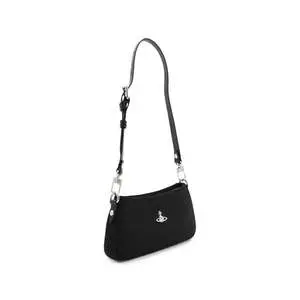 VIVIENNE WESTWOOD Leather Shoulder Bag - Black