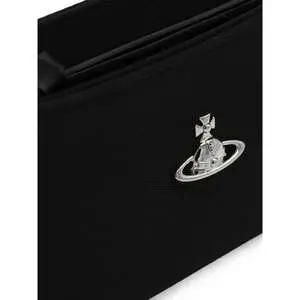 VIVIENNE WESTWOOD Leather Shoulder Bag - Black