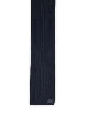 Dolce & Gabbana Dg' Patch Scarf In Cashmere - Blue