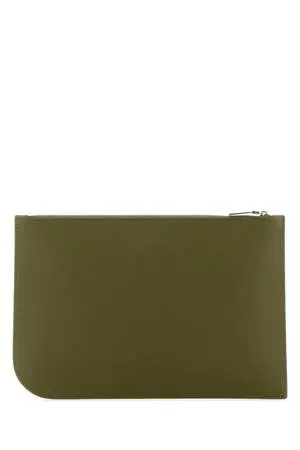 Alexander McQueen Leather Large Sling Pouch - Green