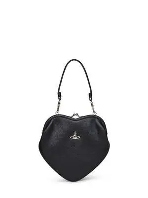 VIVIENNE WESTWOOD Black Belle Heart Frame Handbag - Multicolor
