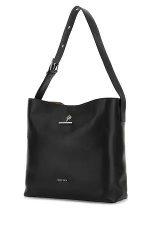 Alexander McQueen Leather Pendant Shopping Bag