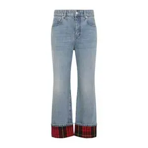 Alexander McQueen Cotton Jeans - Blue