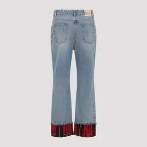 Alexander McQueen Cotton Jeans - Blue