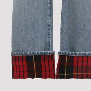 Alexander McQueen Cotton Jeans - Blue