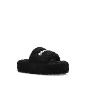 Balenciaga Embroidered Slides - Multicolor