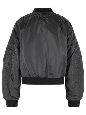MAISON MARGIELA Dark Grey Polyamide Reversible Bomber Jacket