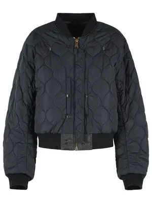 MAISON MARGIELA Polyamide Reversible Bomber Jacket - Gray