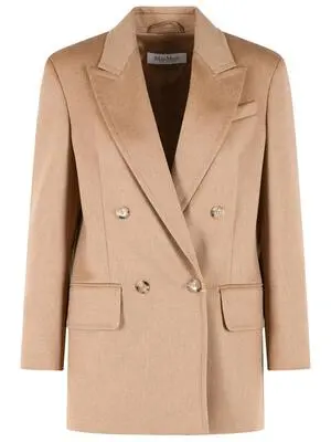 Max Mara Olimpia Sable Camel Blazer - Brown