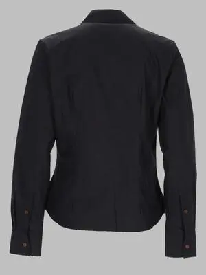 VIVIENNE WESTWOOD Cotton Long Sleeve Blouse - Black