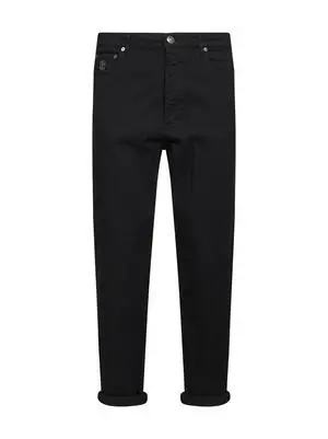 Brunello Cucinelli Garment-dyed Lightweight Comfort Denim Iconic Fit Jeans - Multicolor